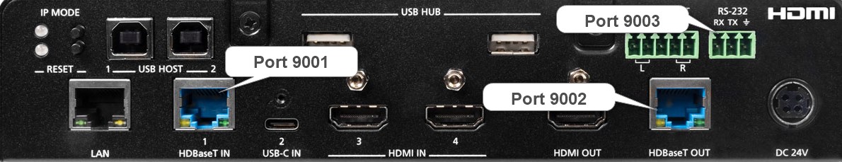 General - Control System programming - TCP port 9001+ (TCP Proxy ...