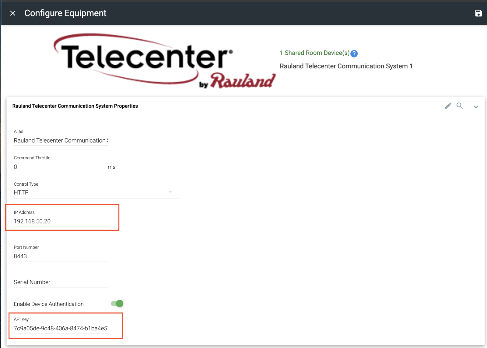 Rauland TCU integration – Atlona Help Center